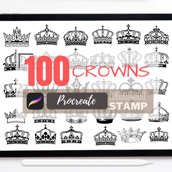 Crown Stamp - Etsy