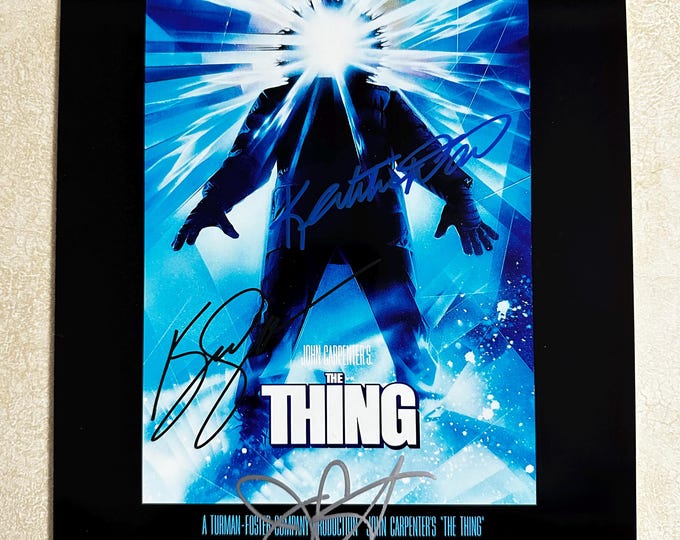 Signed the Thing 8 X 10 Movie Photo - Etsy