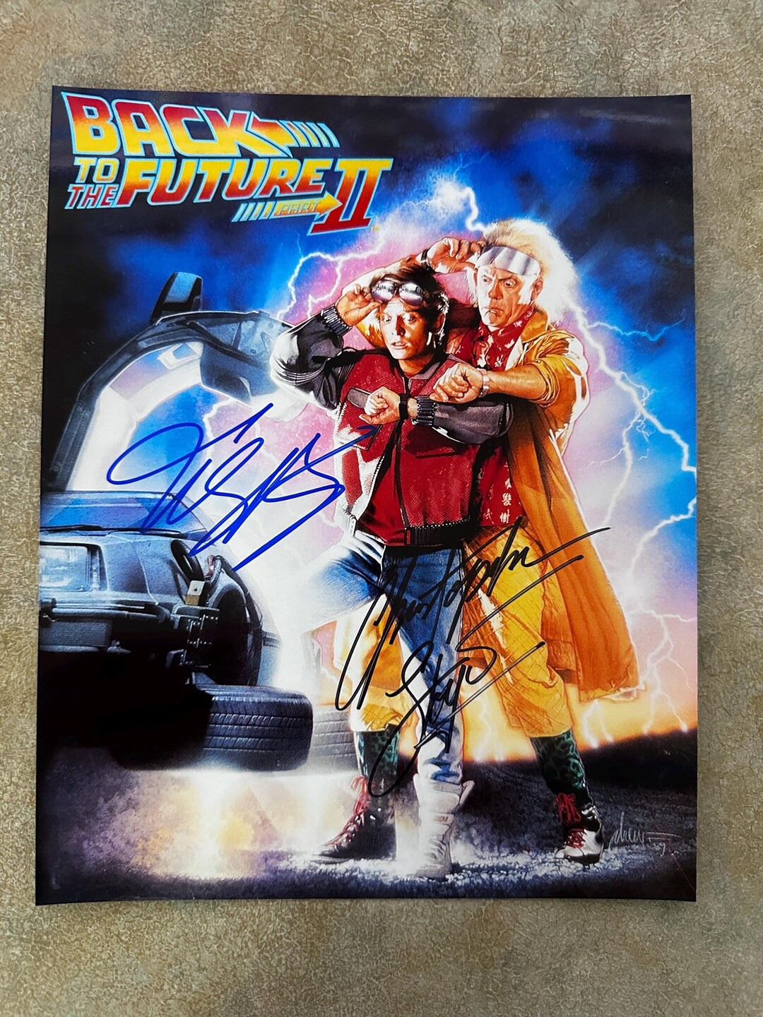 Signed "back to the Future" Movie Photo - Etsy
