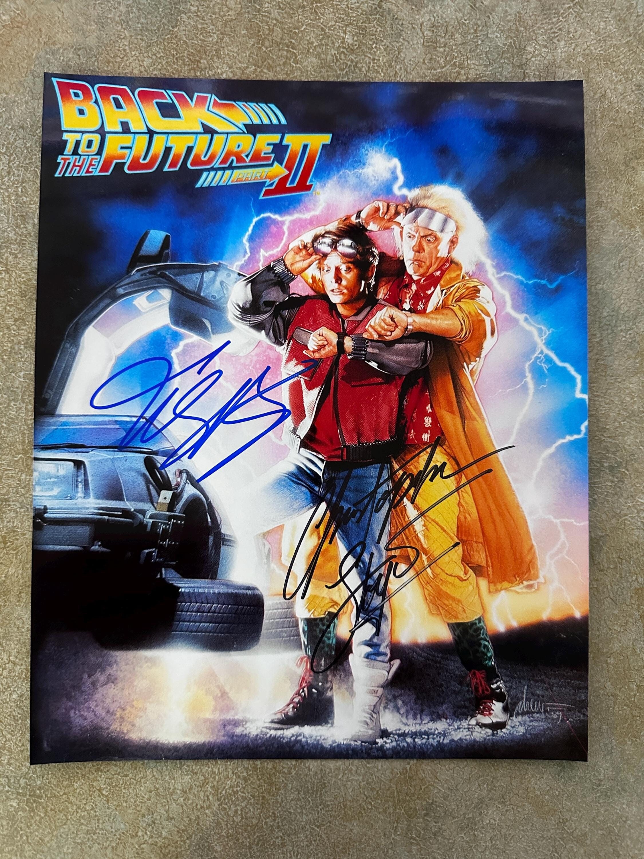 Signed "back to the Future" Movie Photo - Etsy
