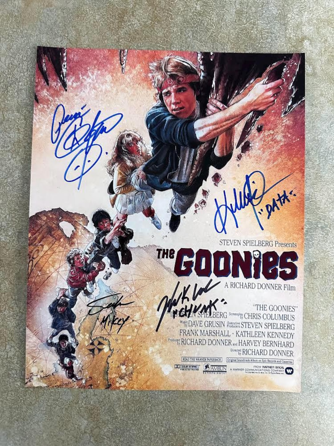 Signed Goonies Movie Photo. - Etsy