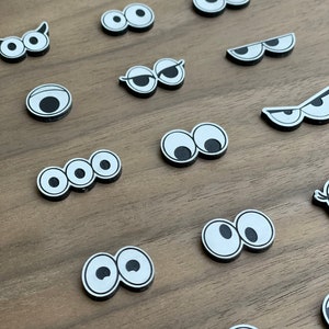 Plant Googly Eyes and Faces | Magnet Eyes and Mouth | Leaves | Plant ...