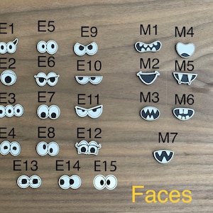 Plant Googly Eyes and Faces | Magnet Eyes and Mouth | Leaves | Plant ...