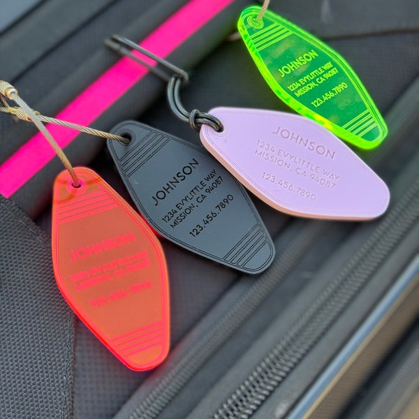 Vintage Luggage Tag - Etsy