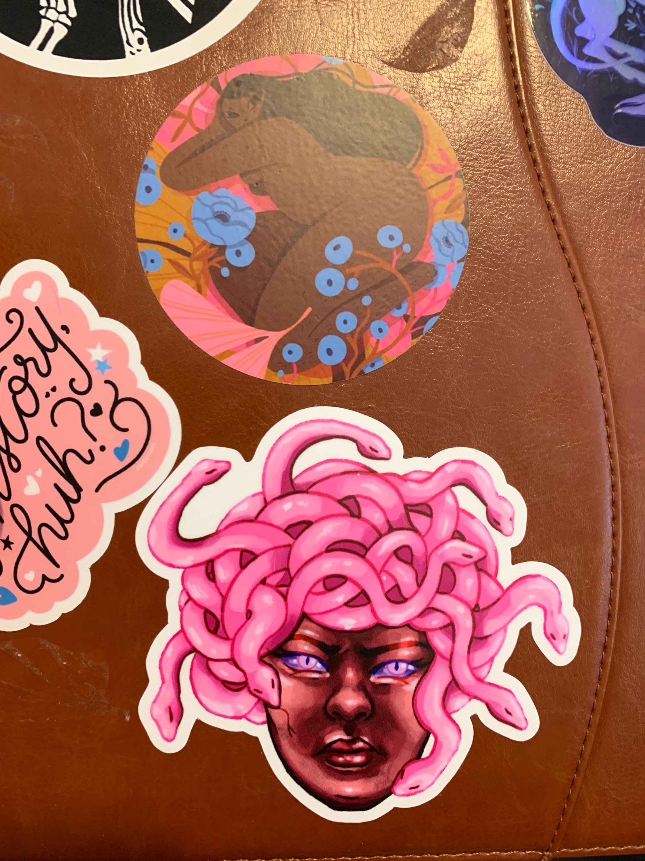 Greek Goddess Medusa Sticker OR Magnet // Fat Feminist - Etsy