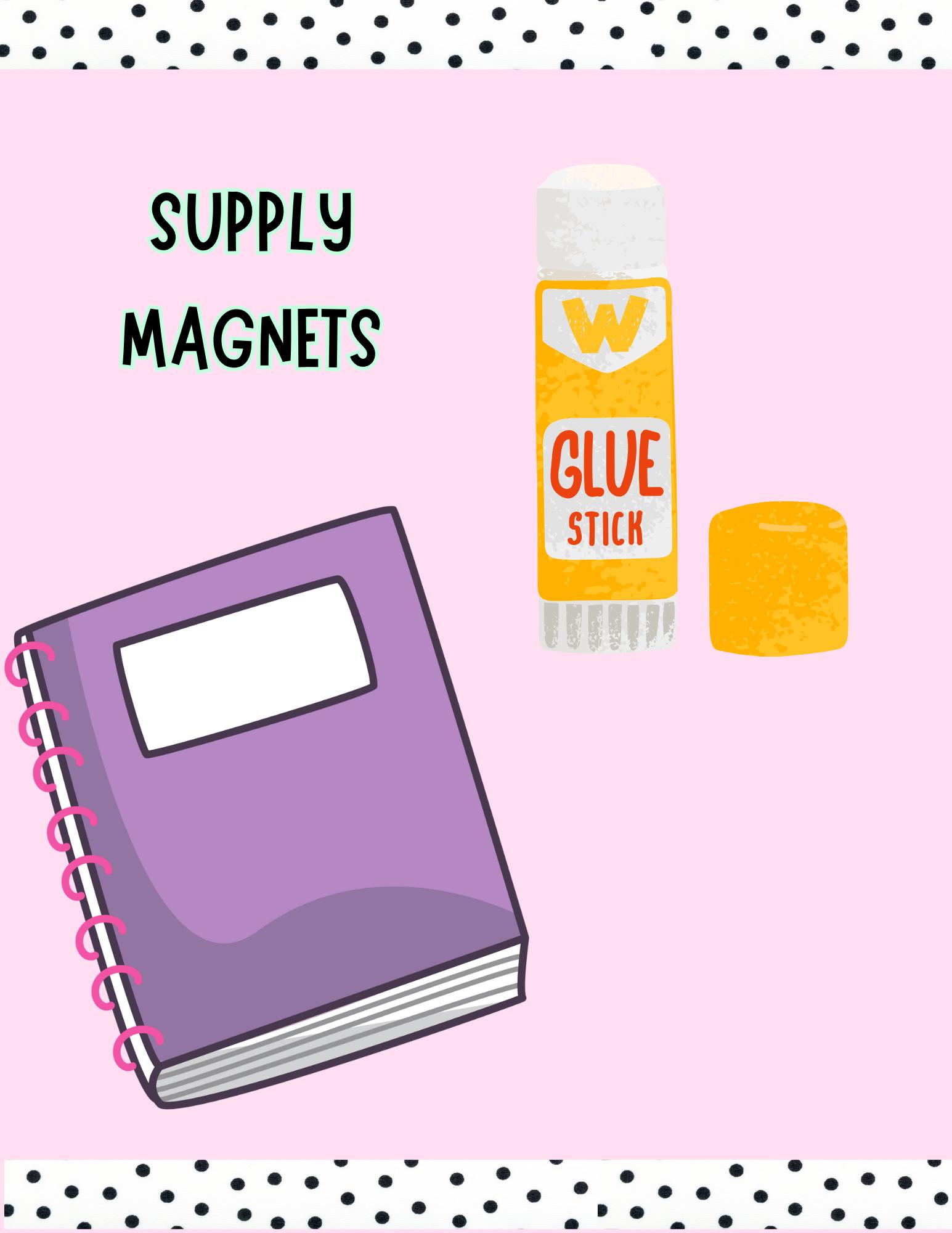 School Supply Cue Cards for the Classroom - Etsy