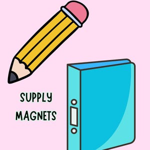 School Supply Cue Cards for the Classroom - Etsy