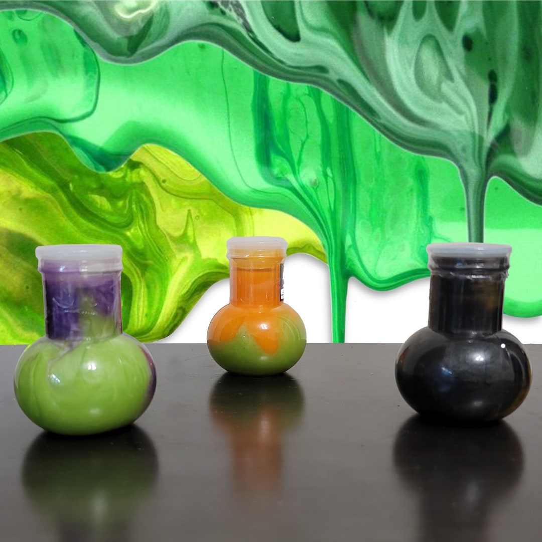 Halloween 3pc Witch Slime Beakers Witch Slime Beakers - Etsy
