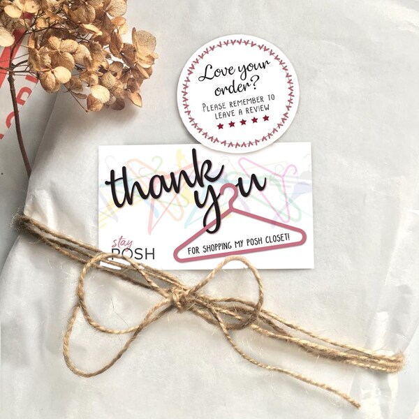 Poshmark Thank You Cards - Etsy