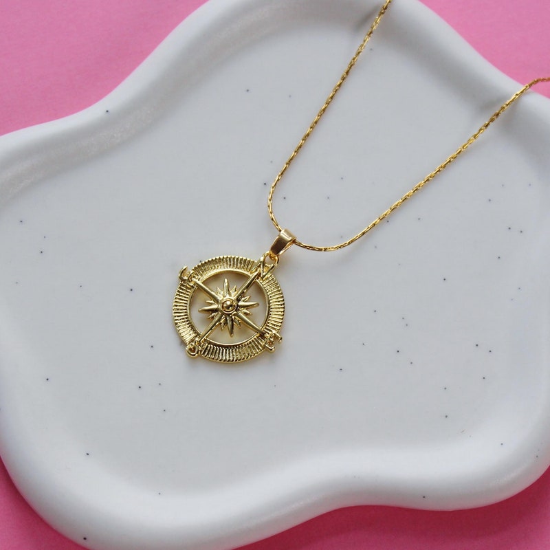 Gold Compass - Etsy