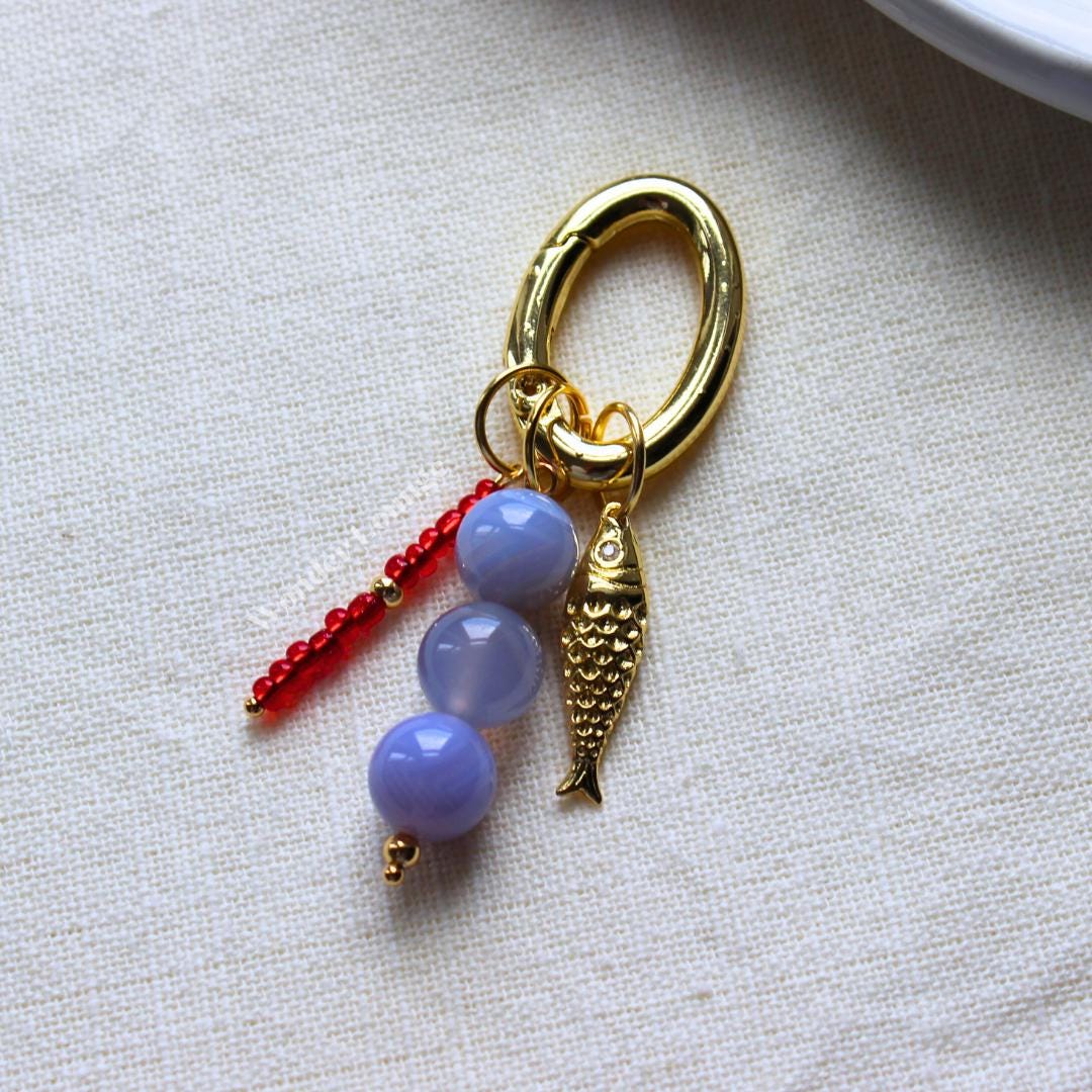 Fish Bag Charm - Sardine Bag Charm Sardine Pendant Gold Fish Charm ...