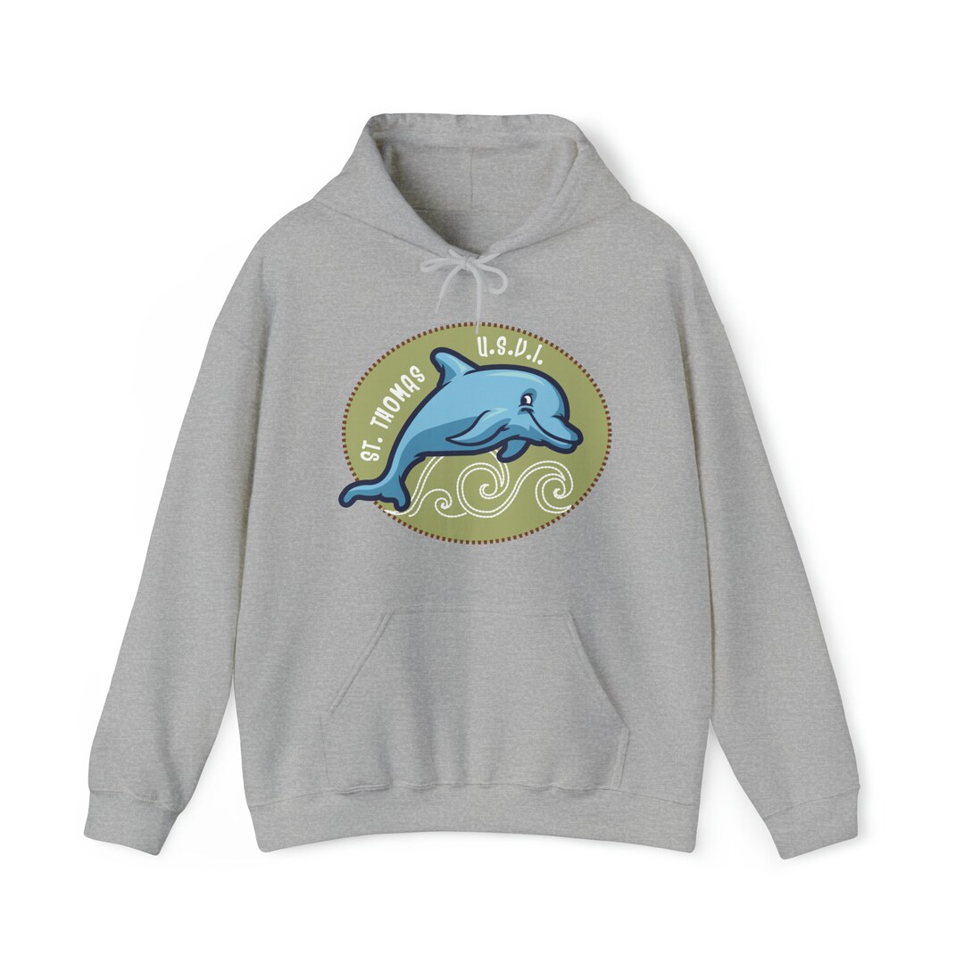 St. Thomas Dolphin Unisex Heavy Blend™ Hooded Sweatshirt - Etsy