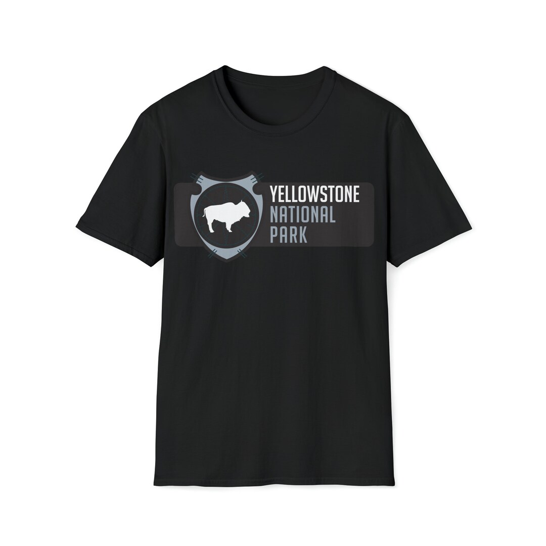 Yellowstone National Park Bison Unisex Softstyle T-shirt - Etsy