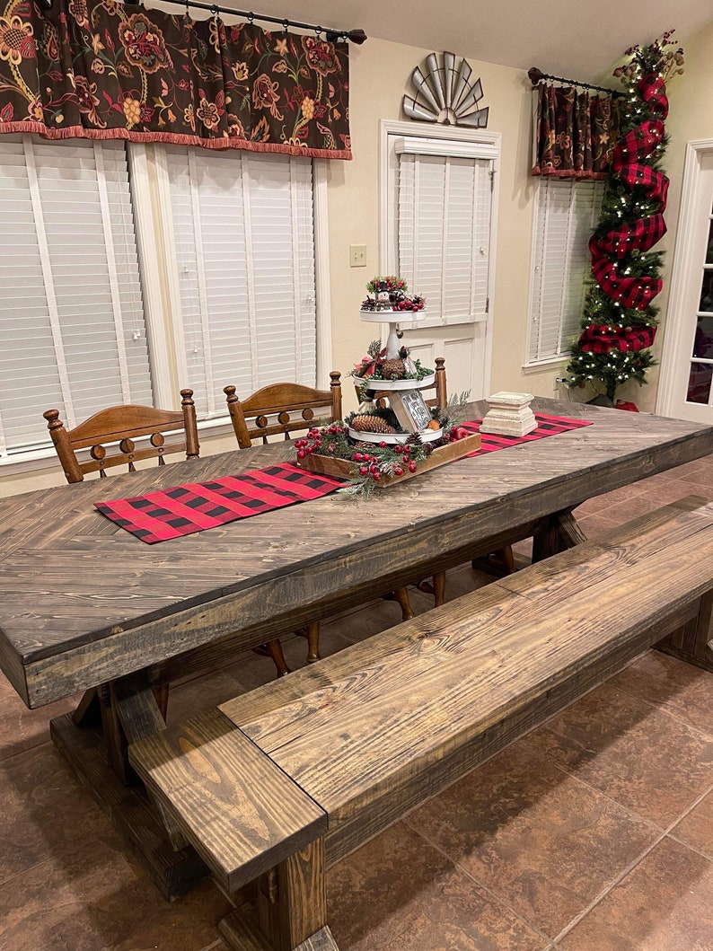 Modern Herringbone Dining Table Sets: Handmade Quality - Etsy