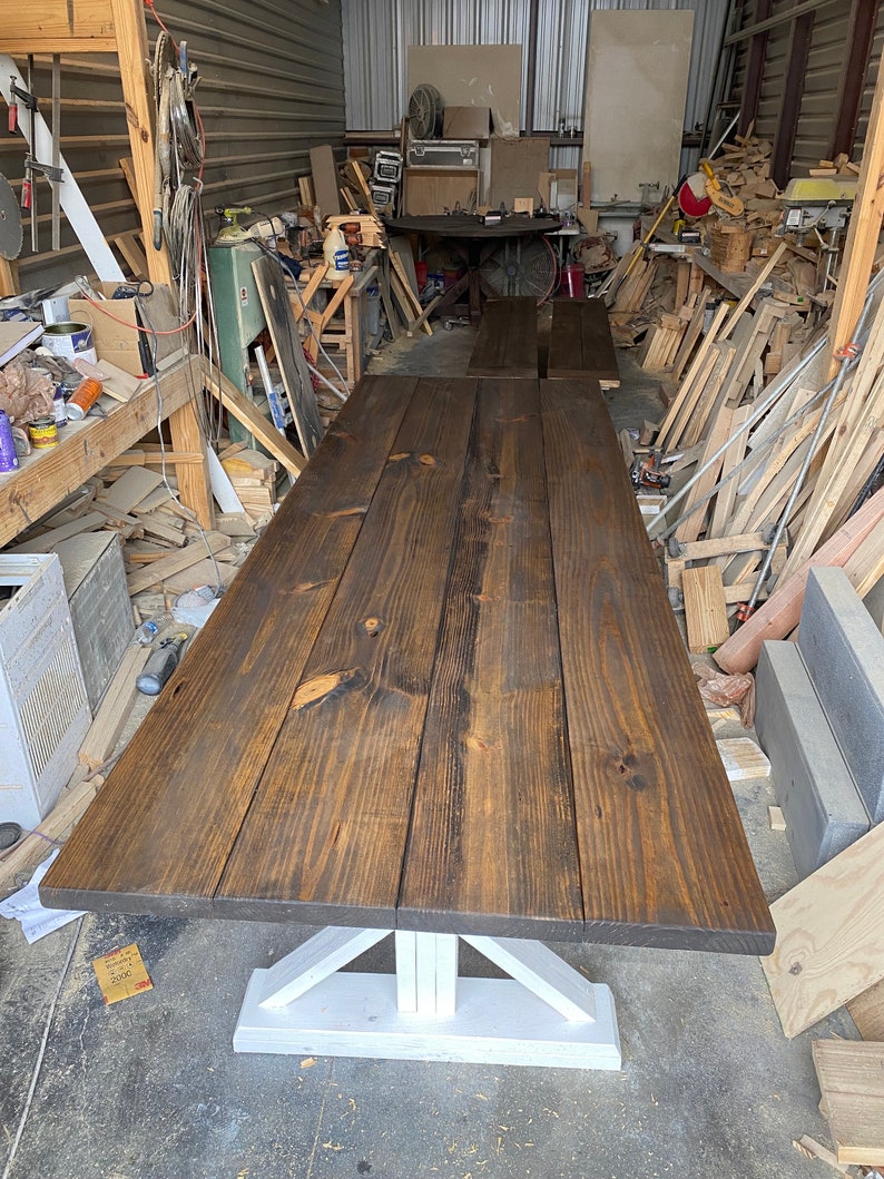 Vintage Rustic Farmhouse Tables: Dine in Style With Trestle and Farm ...