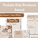Daily Devotional Journal Digital Printable - Etsy