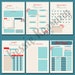 Daily Weekly Monthly Planner - Red and Teal - Etsy