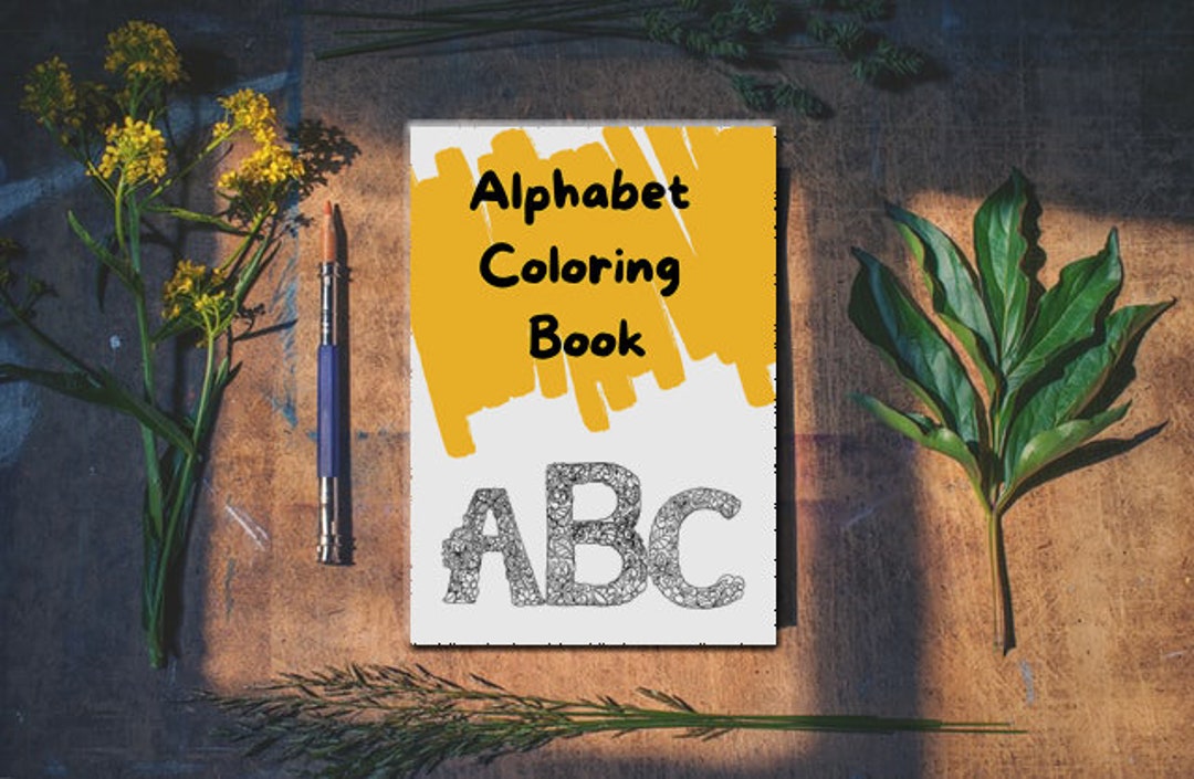 Alphabet Coloring Book for Kids Printable - Instant Download - Etsy
