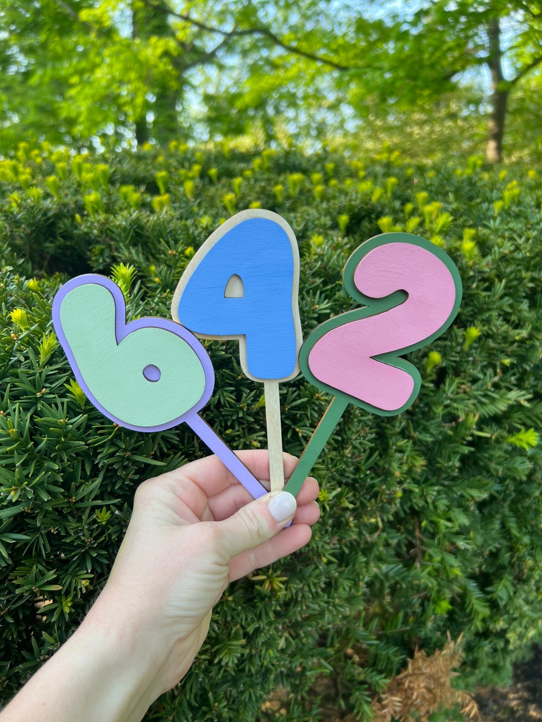 Birthday Cake Topper Number Cake Topper Number for Top of Birthday Cake ...