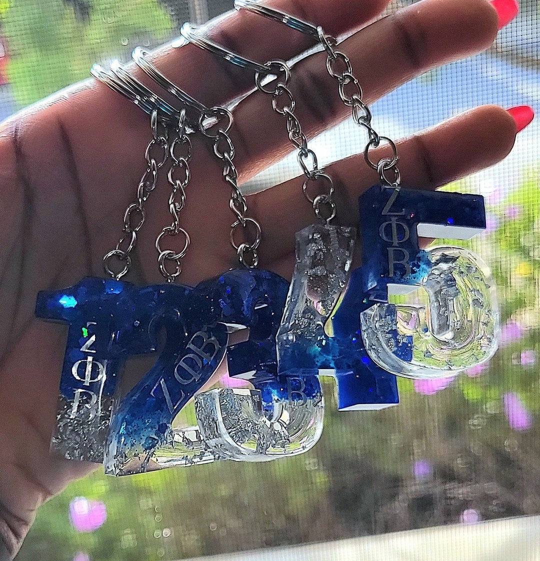 Line Number Keychains: Gift, Crossing Gift, Club, Sparkle, Sorority ...