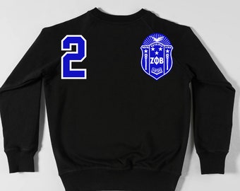 Greek Line Number Club Shirtace, Deuce, Tre, Quad, Tail Crimson & Cream ...