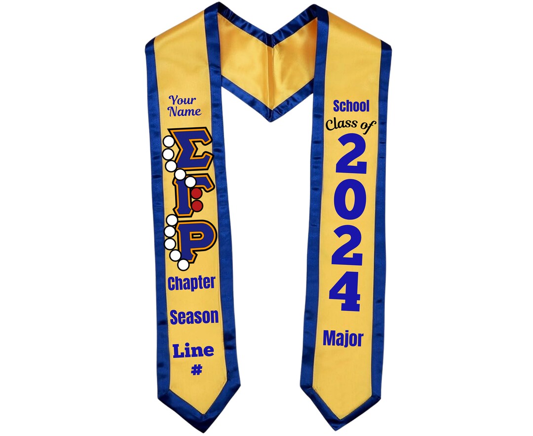 Sgrho Graduation Stole/sash - Etsy
