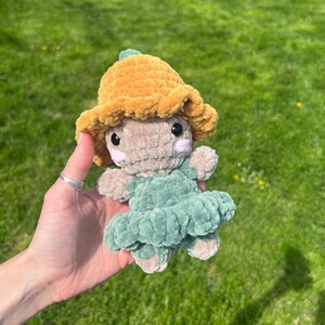 Mini Flower Sprite Crochet Plush Dolls Cute Flower Fairy Style Doll ...