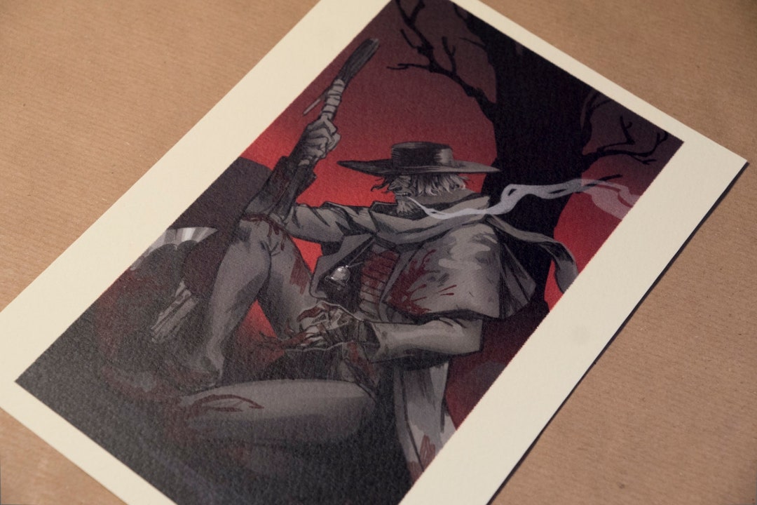 Bloodborne Father Gascoigne Art Print A4/A5 - Etsy