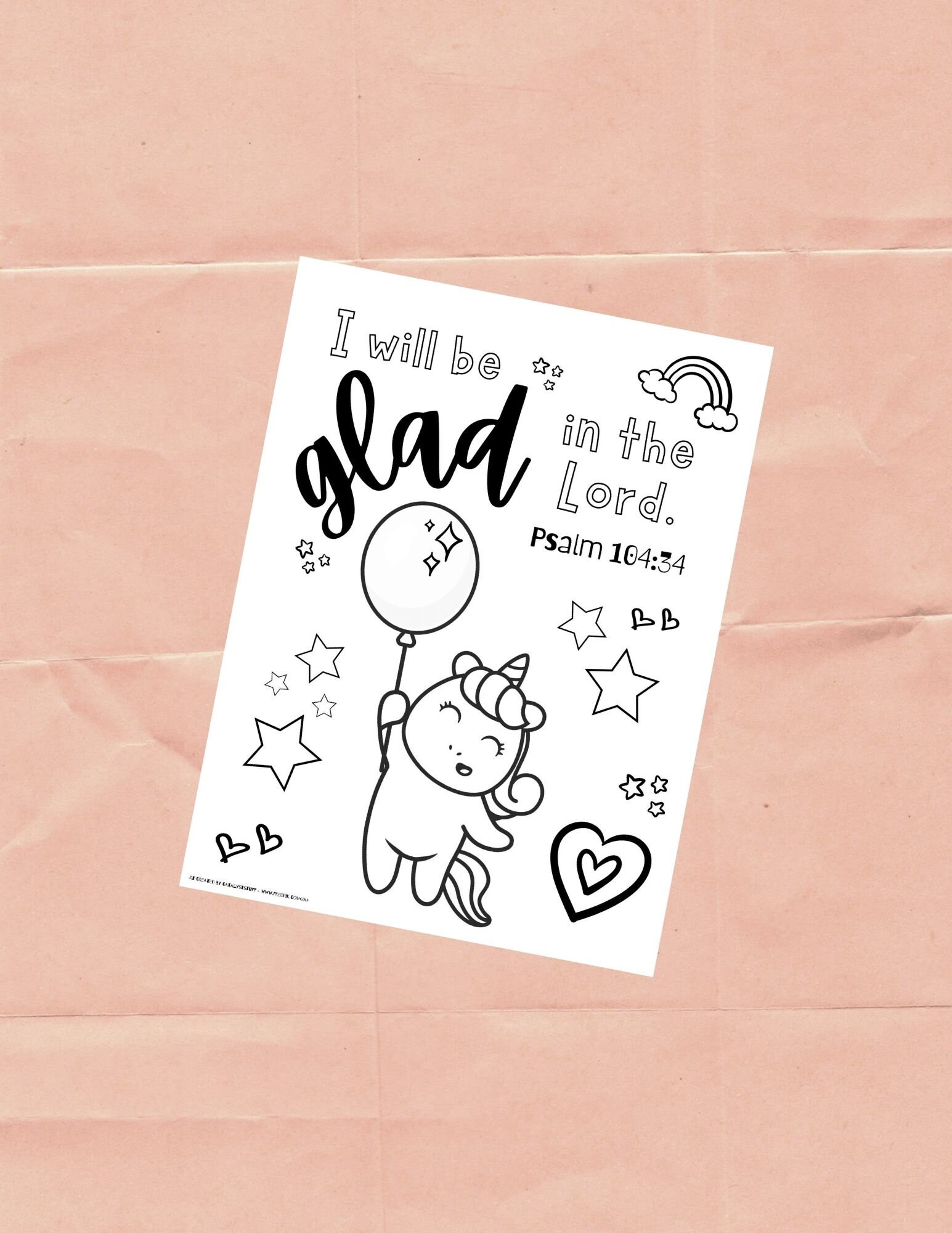 Psalm 104:34 (KJV) Unicorn + Shark Coloring Pages - Etsy