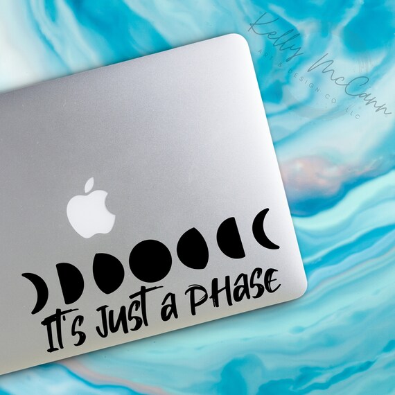 Its Just A Phase Car Decal Bumper Stickers Paper & Party Supplies ...