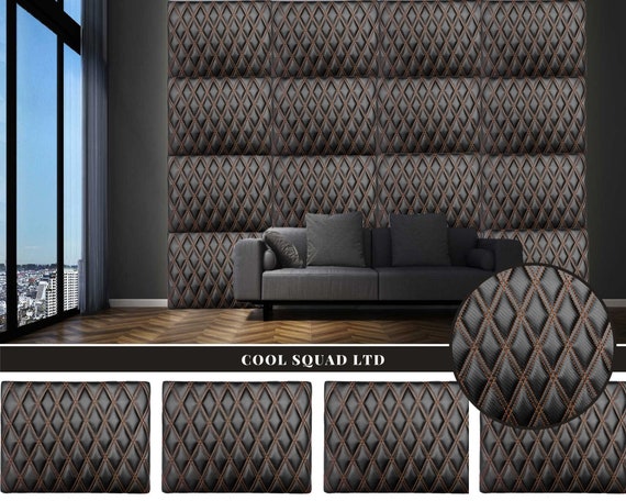 Upholstered Wall Panel Headboard Vinyl Carbon Fiber Look | Etsy