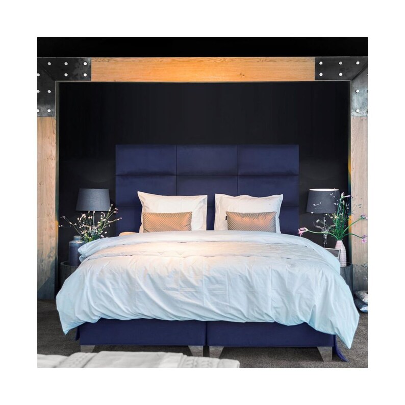 Luxury Soft Plush Dark Blue Velvet Upholstered Wall Panels - Etsy