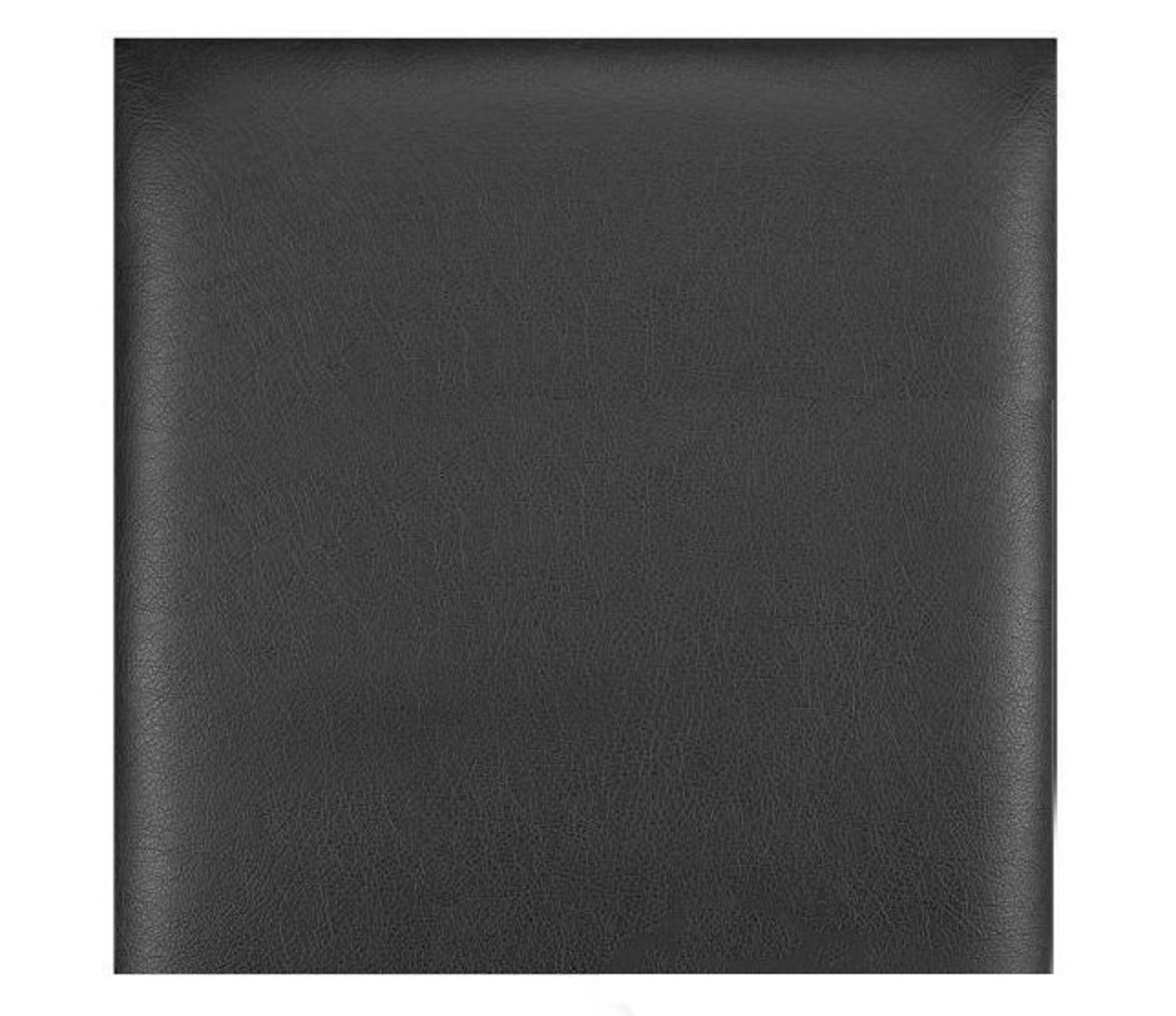 Black 100% Genuine Leather Square Upholstered Wall Panel | Etsy UK