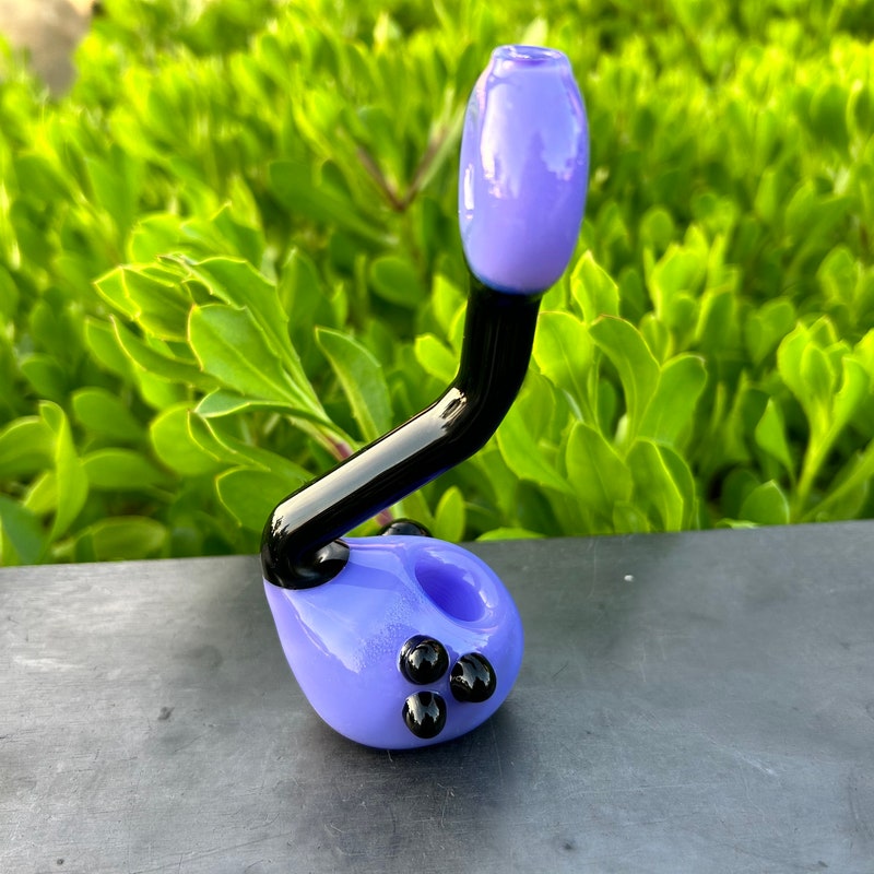 Purple Glass Pipe - Etsy