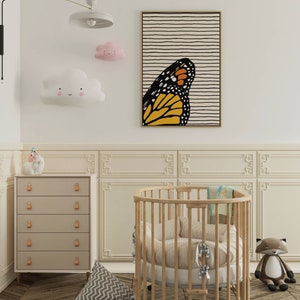 Printable Monarch Wall Art | Eclectic Butterfly Wall Decor | Monarch ...