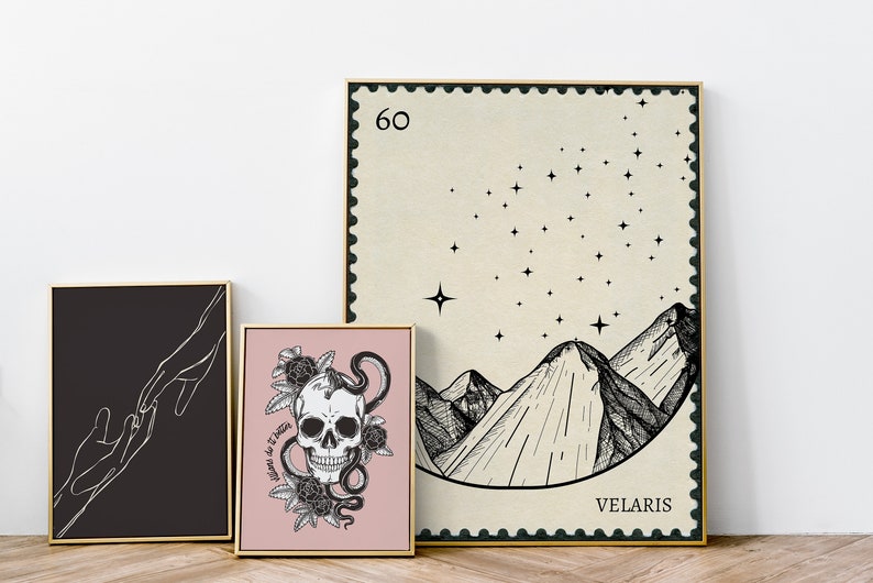 Velaris ACOTAR Wall Art Print | Digital Download | Bookish Wall Art ...