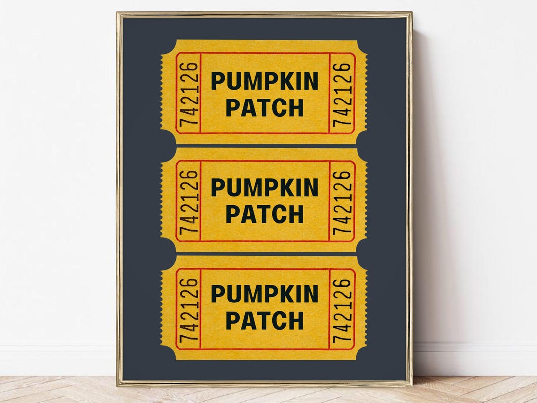 Thanksgiving Ticket Printable | Thanksgiving Decor | Autumn Art ...