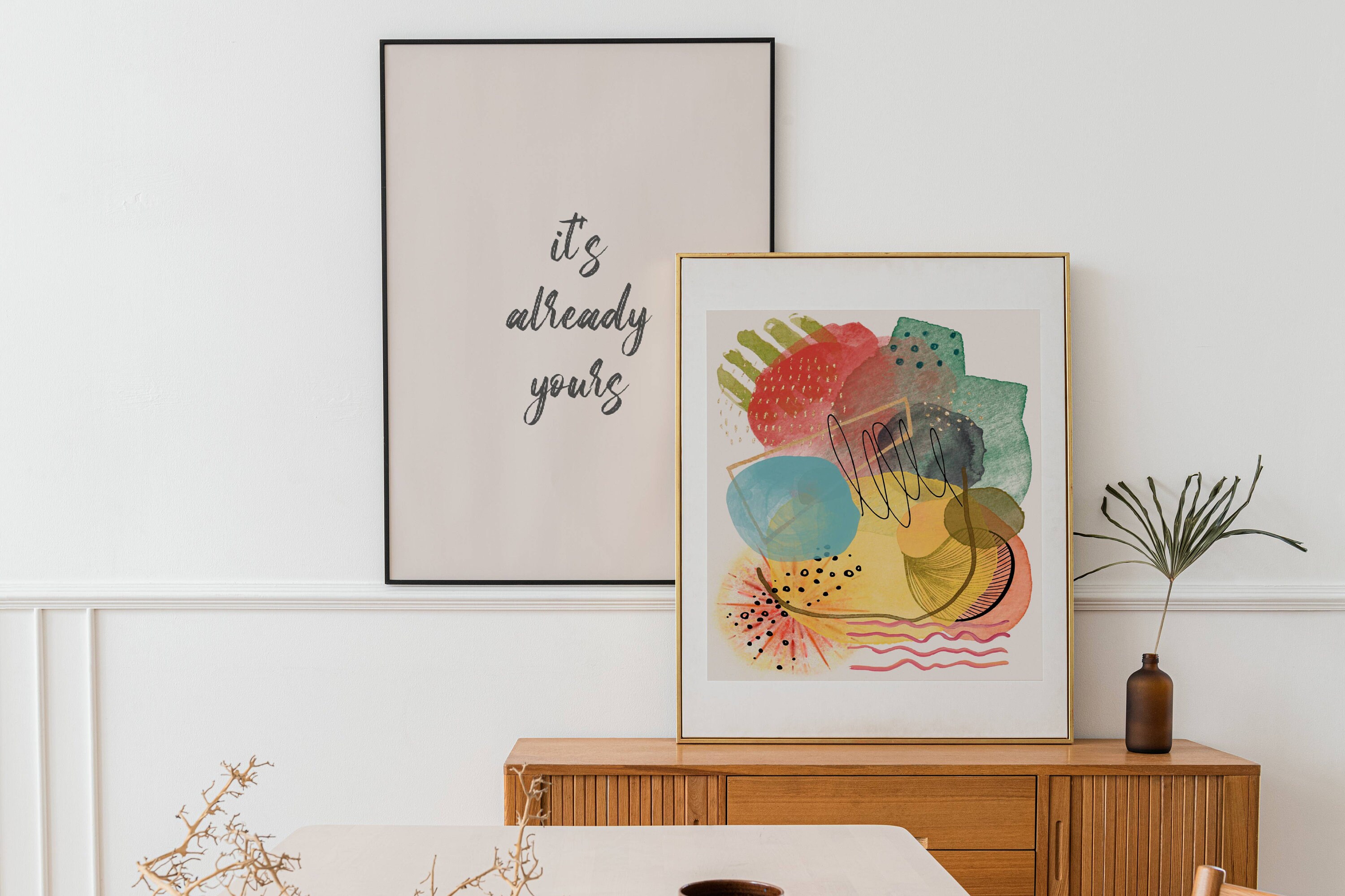Printable It's Already Yours Manifestation Wall Art, Manifesting Poster ...