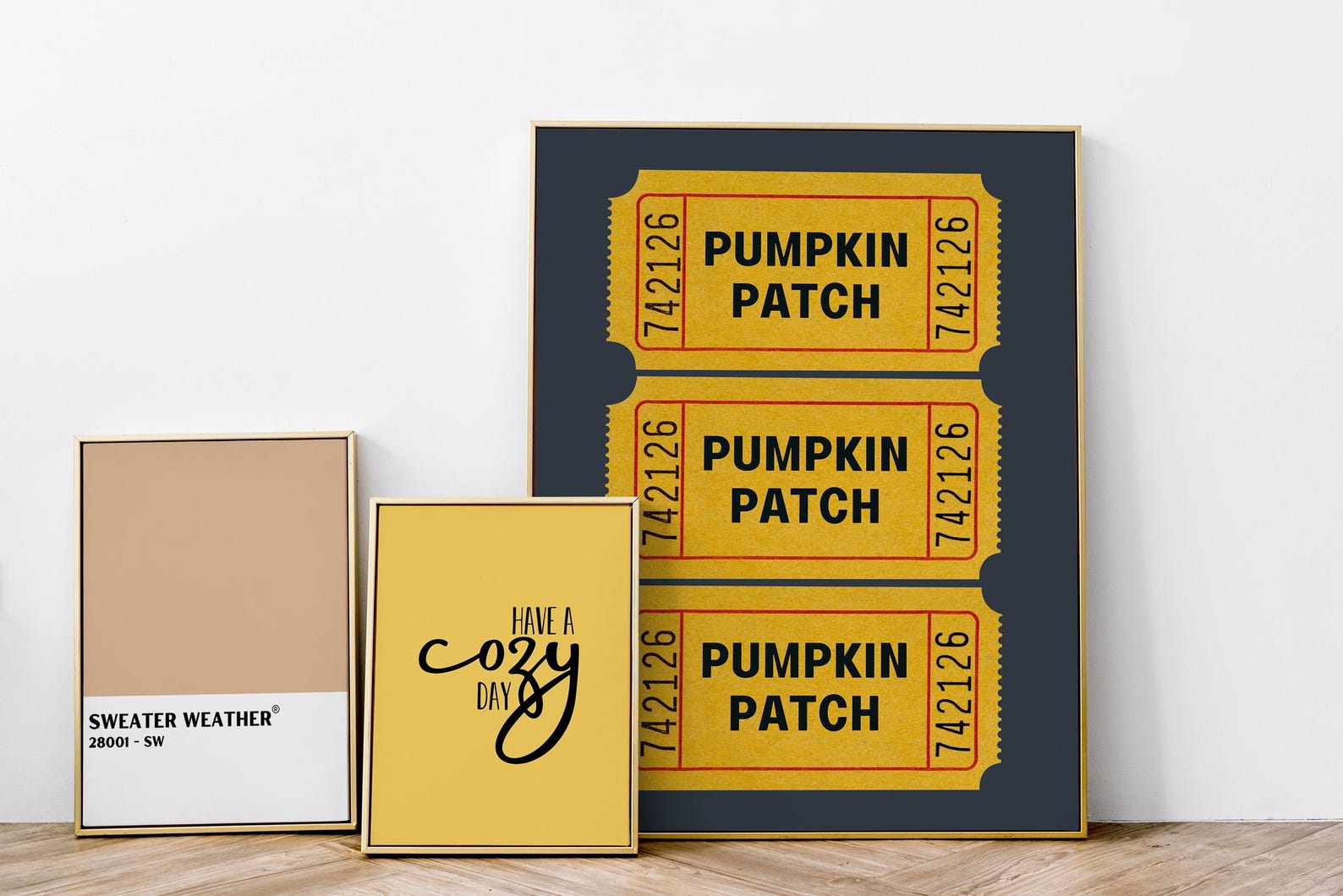 Thanksgiving Ticket Printable | Thanksgiving Decor | Autumn Art ...