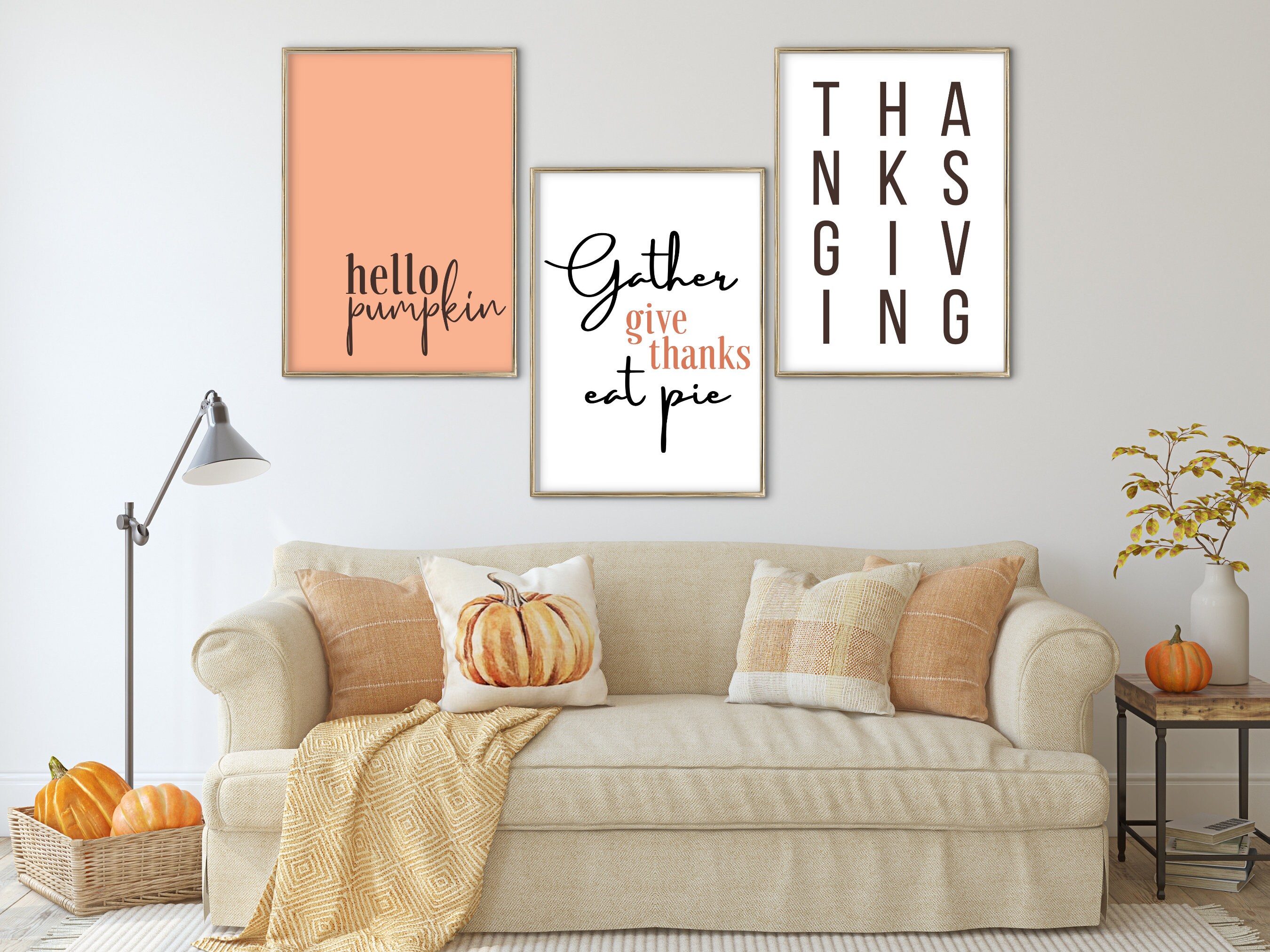 Thanksgiving MEGA BUNDLE | Printable Thanksgiving Wall Art | SET of 60 ...