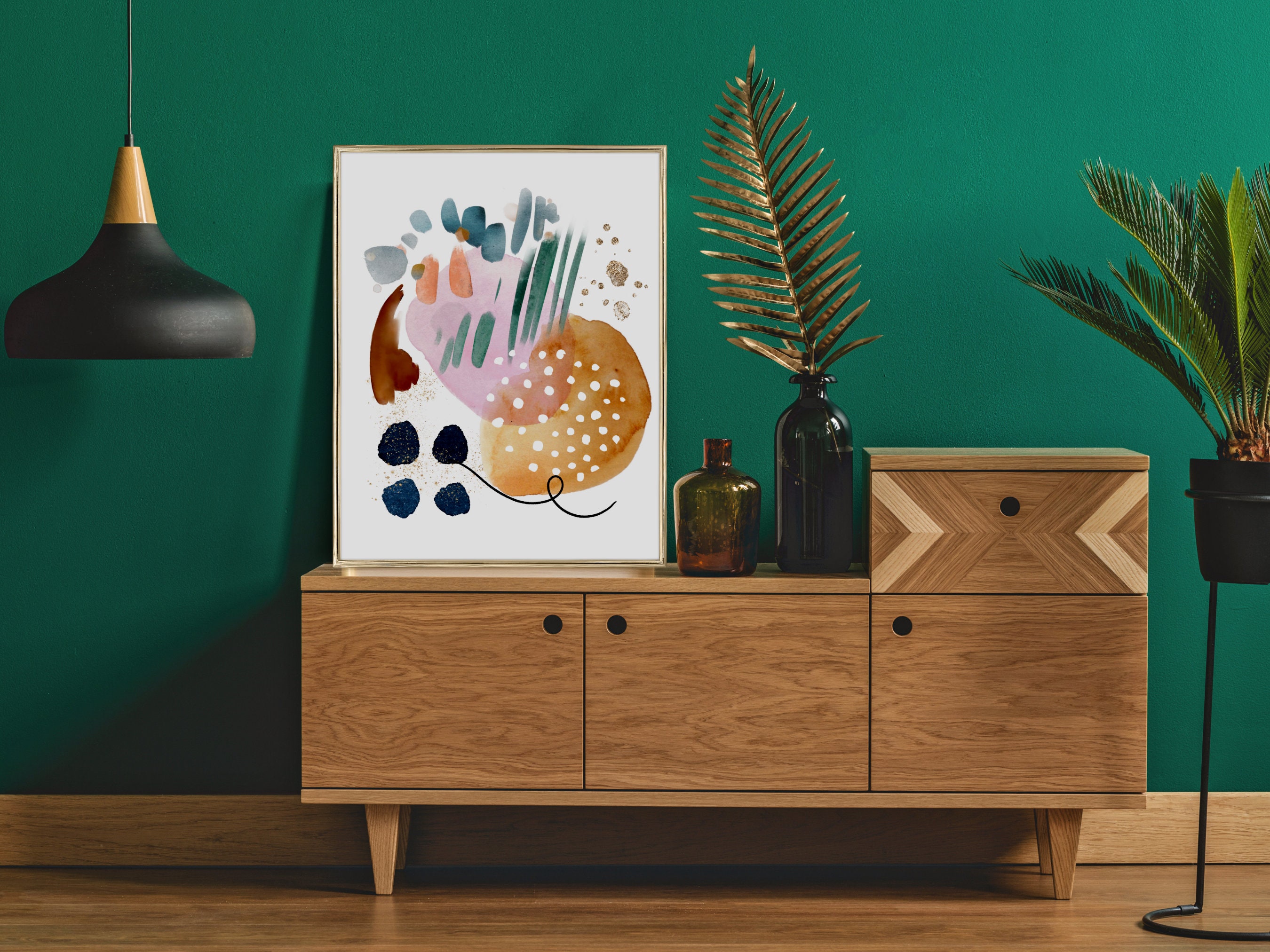 Printable Colorful Abstract Wall Art Modern Abstract - Etsy