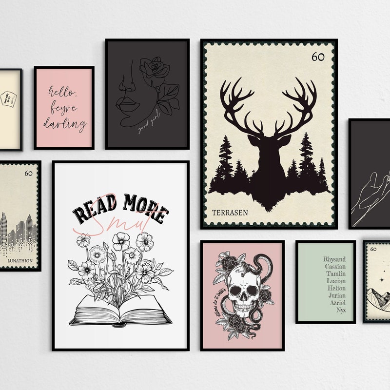Bookish Wall Art - Etsy