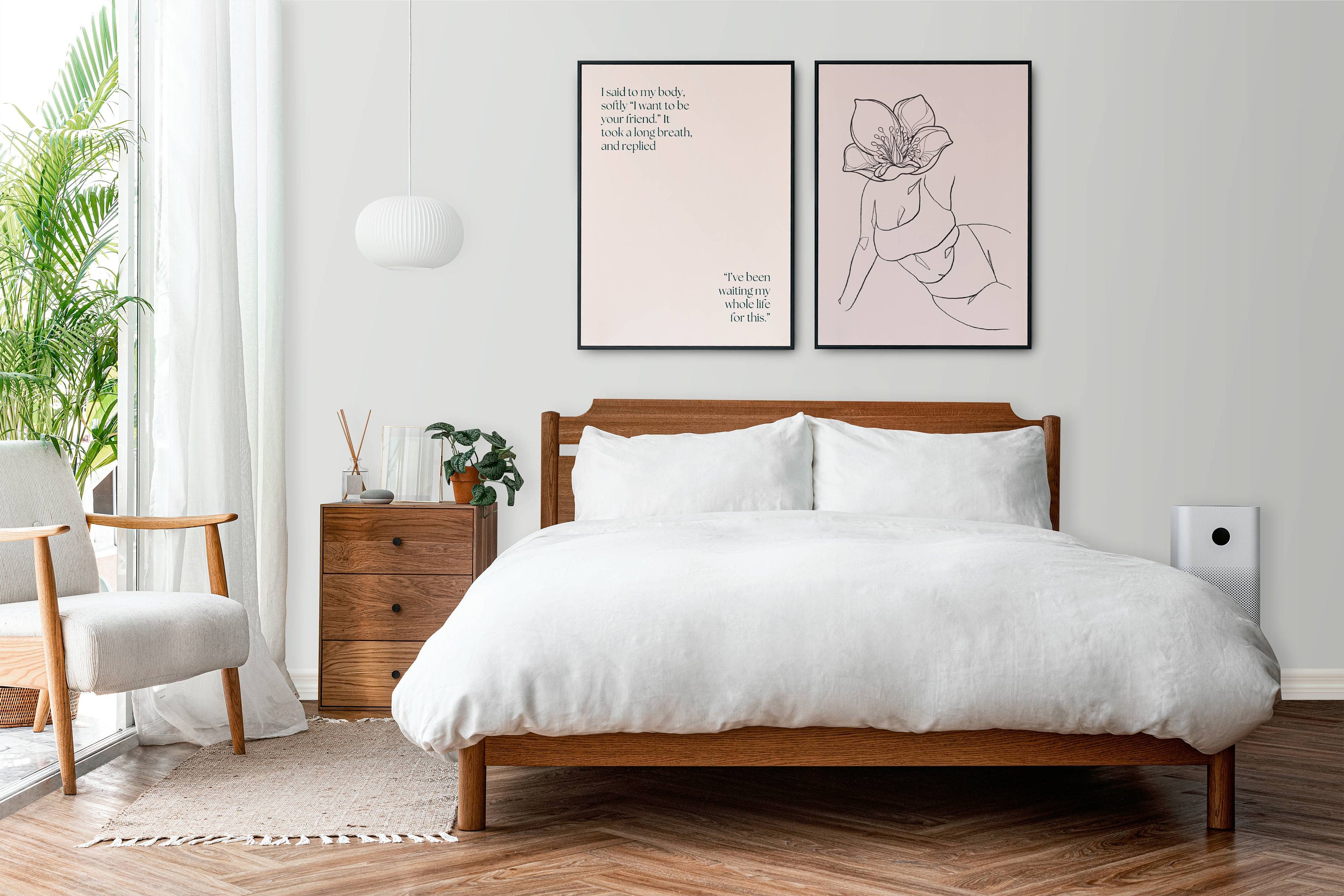 Printable Love Your Body Wall Art Body Positivity Poster - Etsy