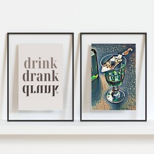 Printable Home Bar Wall Art Prints | SET OF 8 | Bar Wall Art Print ...