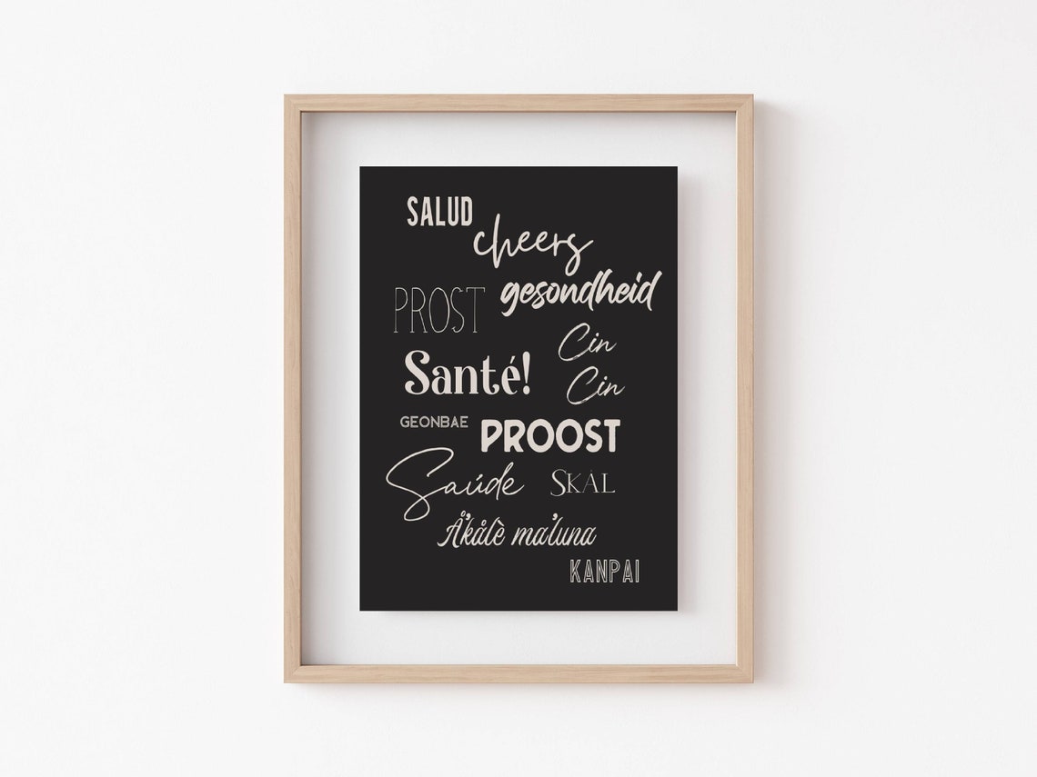 Printable Bar Wall Art Bar Art Gallery Wall Prints Bar | Etsy