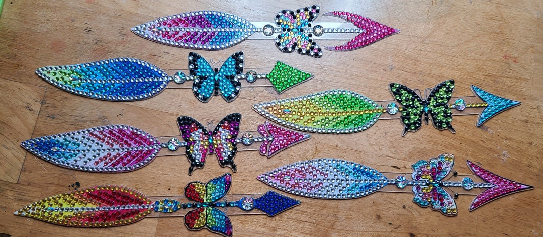 Embellished Butterfly Arrow Bookmarks - Etsy