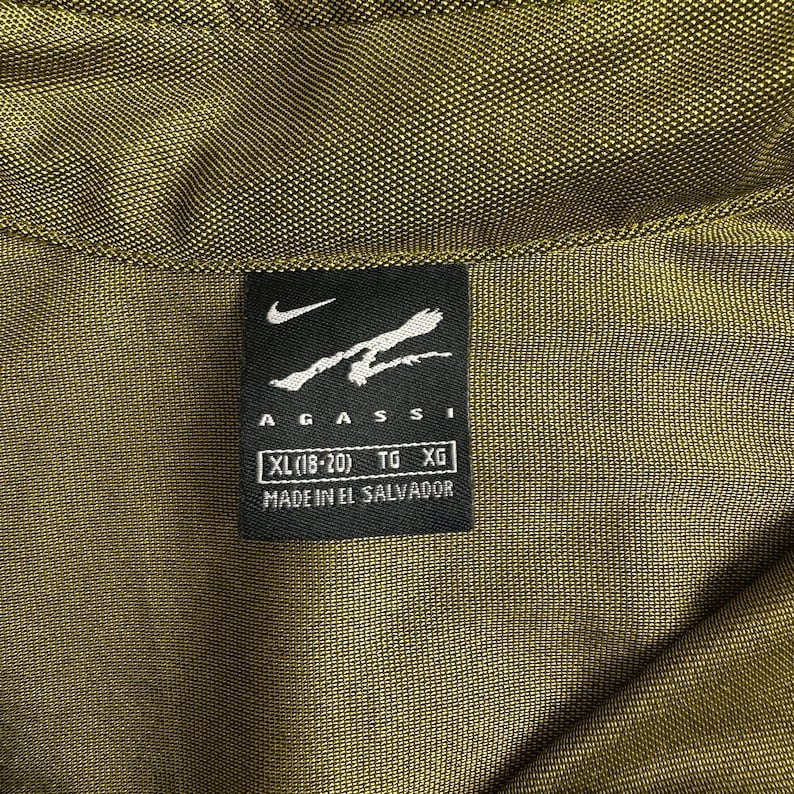 90s Nike Andre Agassi Tennis Shirt Size Boys XL (18-20) - Etsy