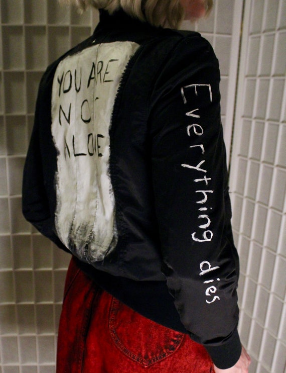 Painted Bomber Jacket