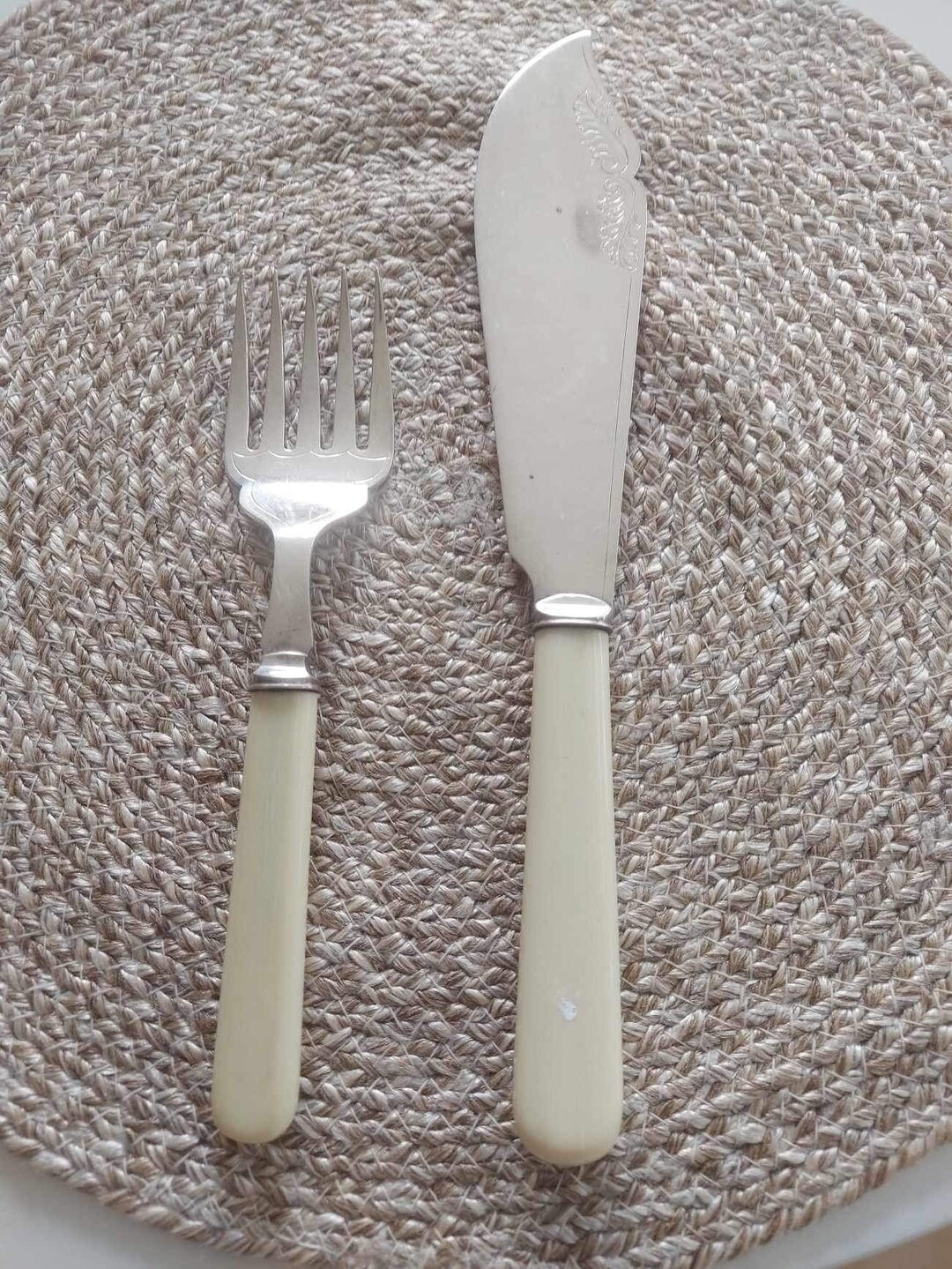 Early 20th Century Edwardian Fish Serving Set - Etsy