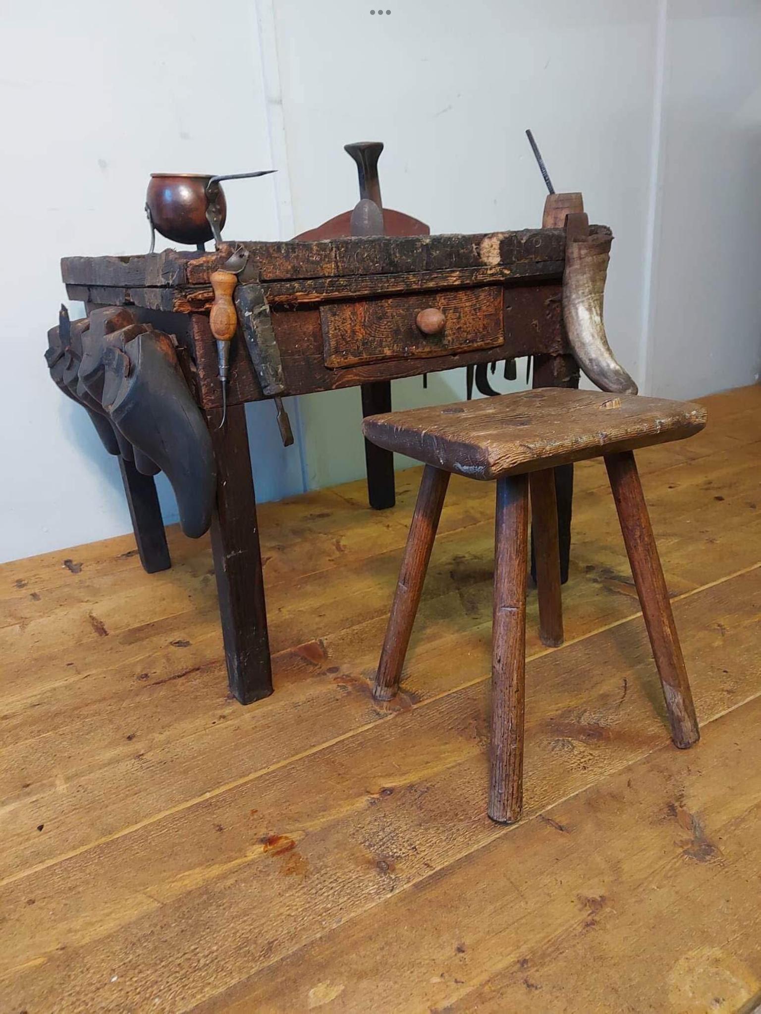 Early 19th Century Shoe Makers Work Bench With Shoe Makers Tools - Etsy UK